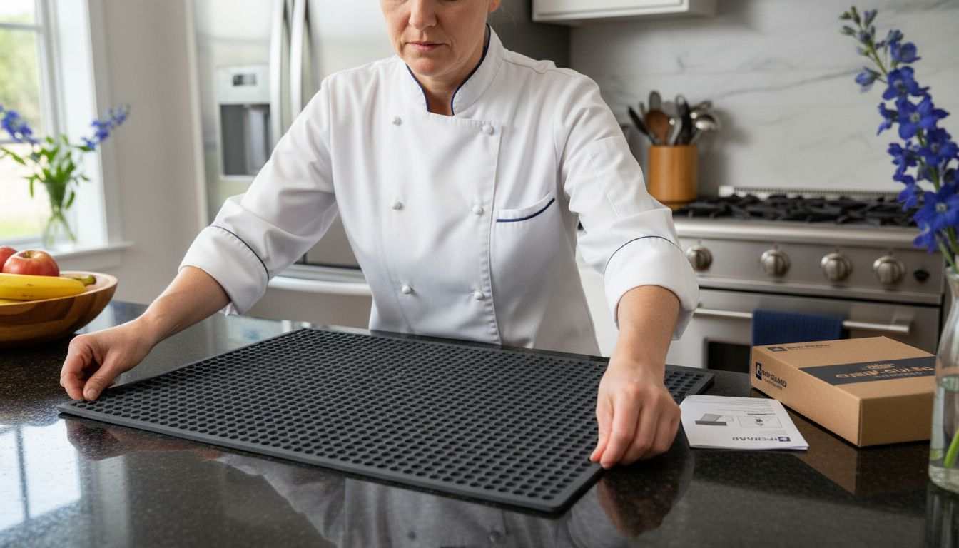 How to Install a Non Slip Mat for Kitchen Worktop – Mats4U USA
